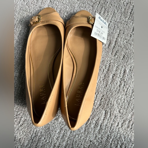 Lauren Ralph Lauren | Shoes | Nwt Ralph Lauren Peep Toe Kitten Wedge ...